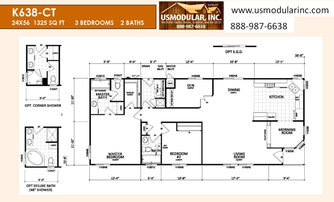 Pre Designed Floor Plans | USModular Inc. | Modular Home Builders