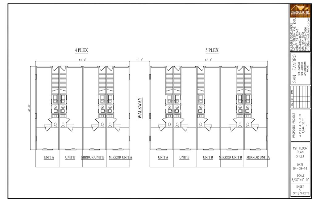 San Leandro Multi-Family Modular Project