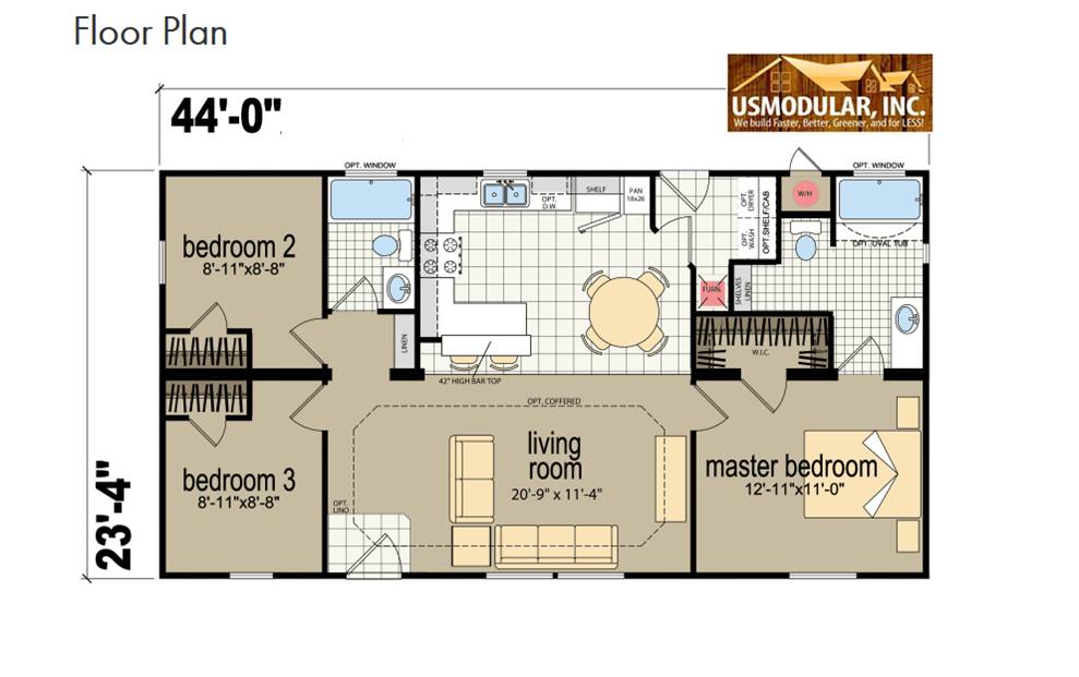 Modular Floor Plans | US Modular Inc California Builders