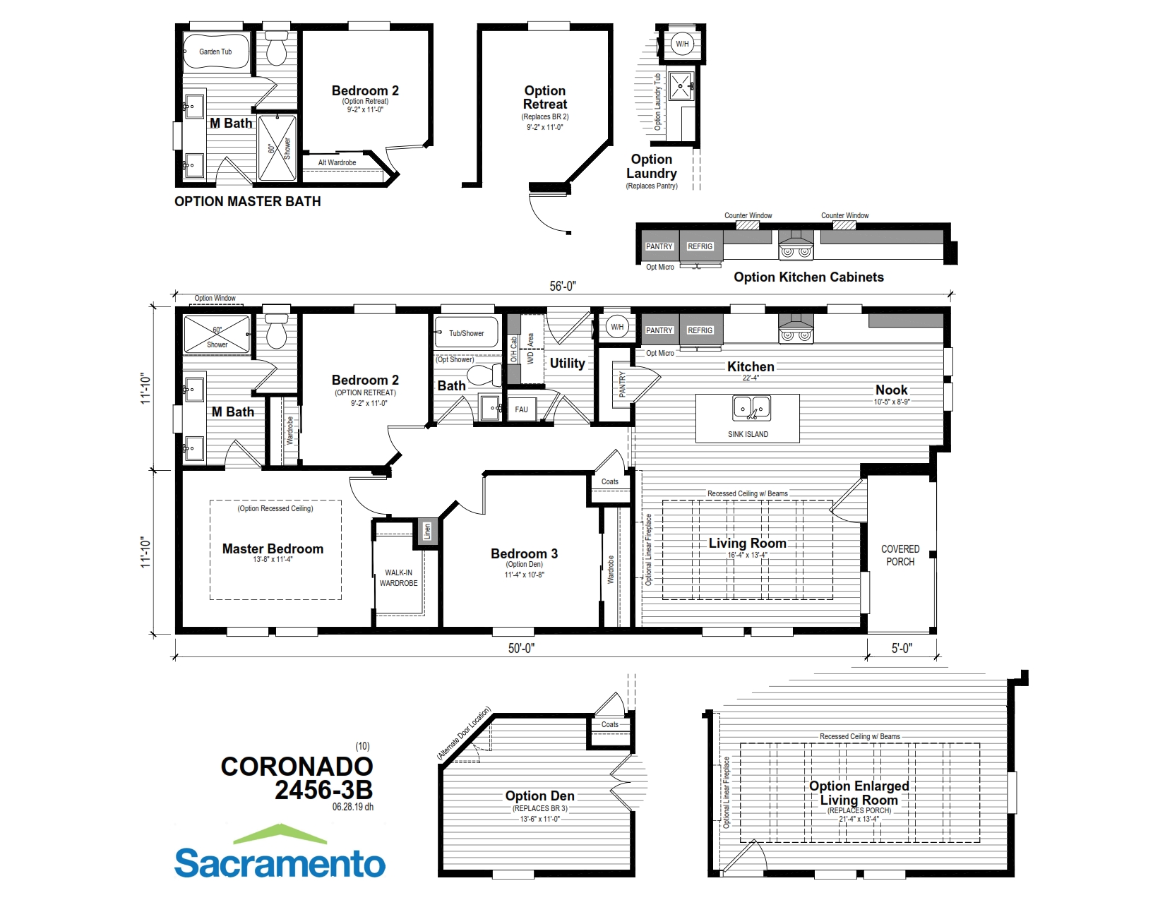 Coronado 3 Bed 2 Bath 2456-3B